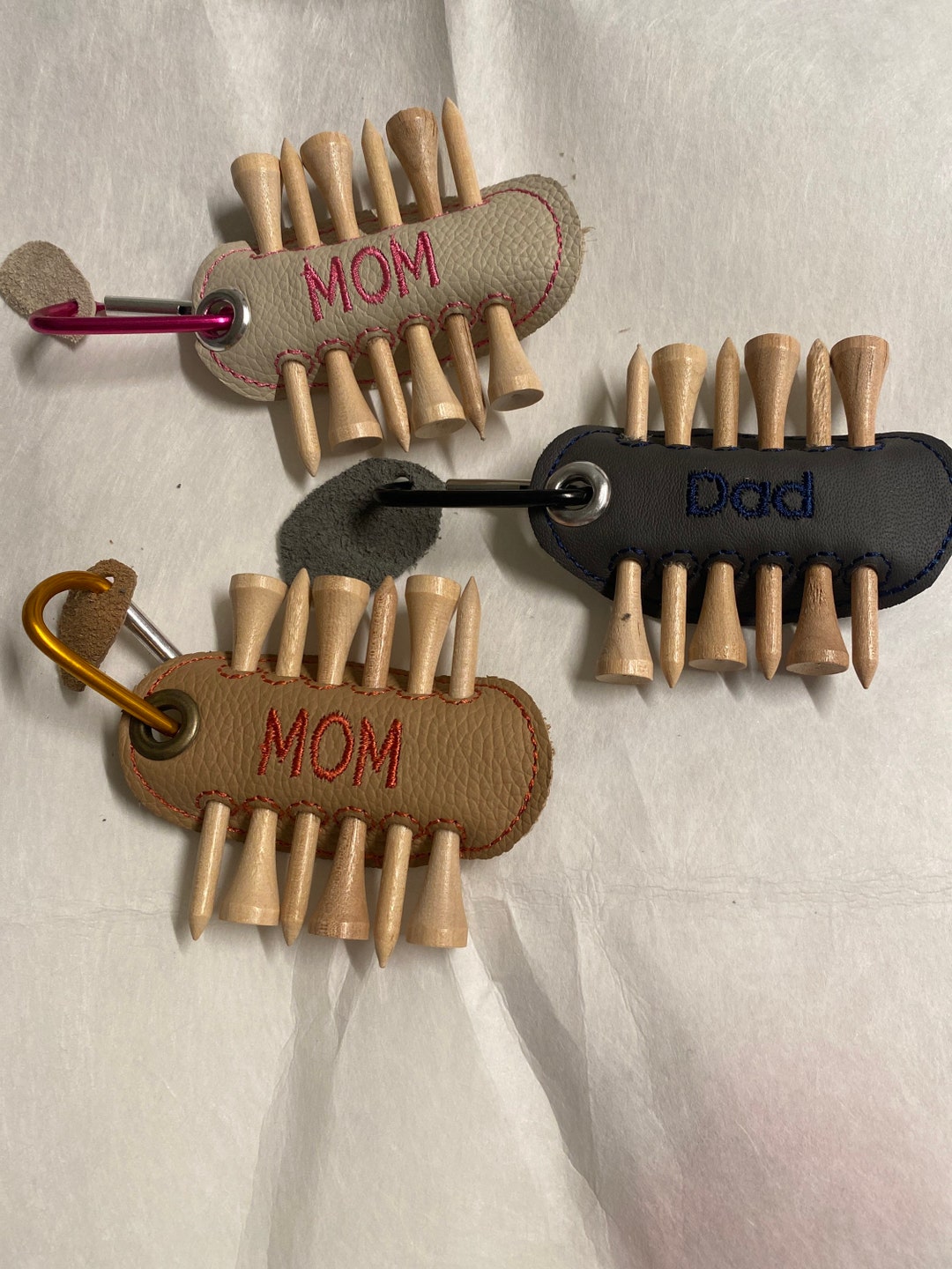 Golf Tee Holder, Genuine Leather, Gift Personnalized Tee Holder - Etsy