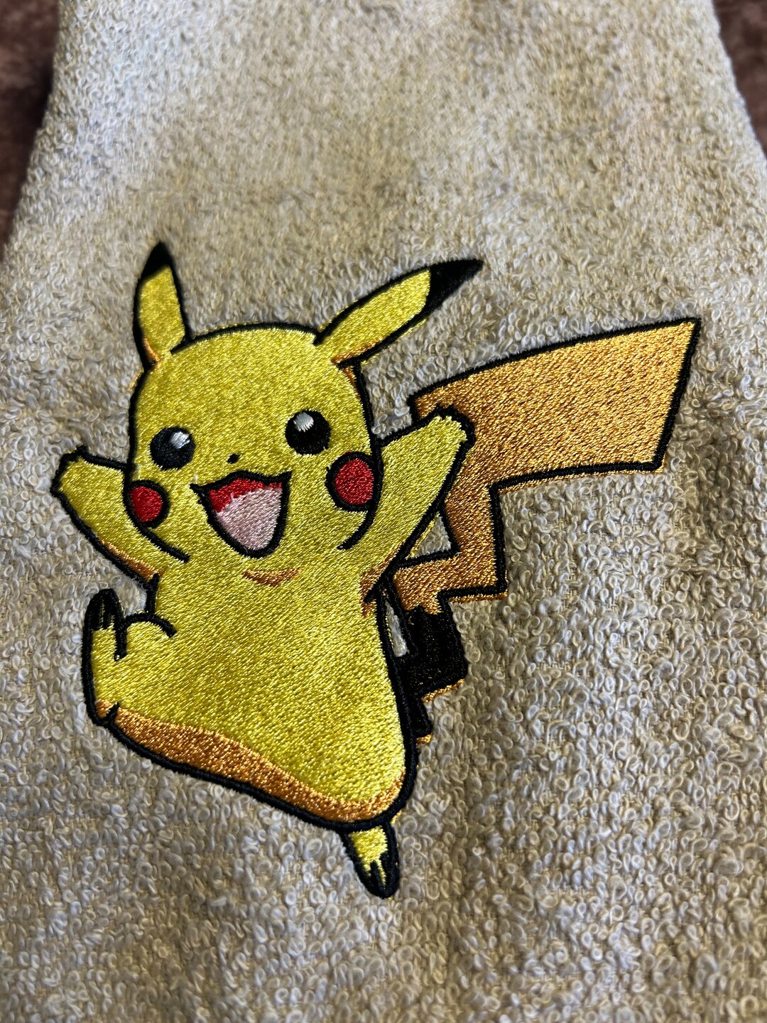 Pikachu Hand Towel - Etsy