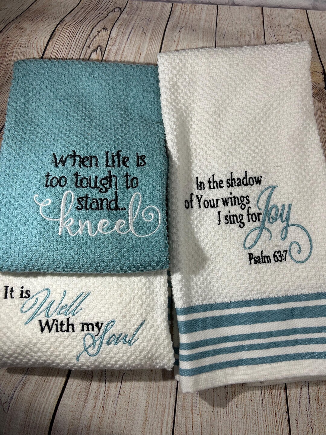 Christian, Kitchen, Towels - Etsy