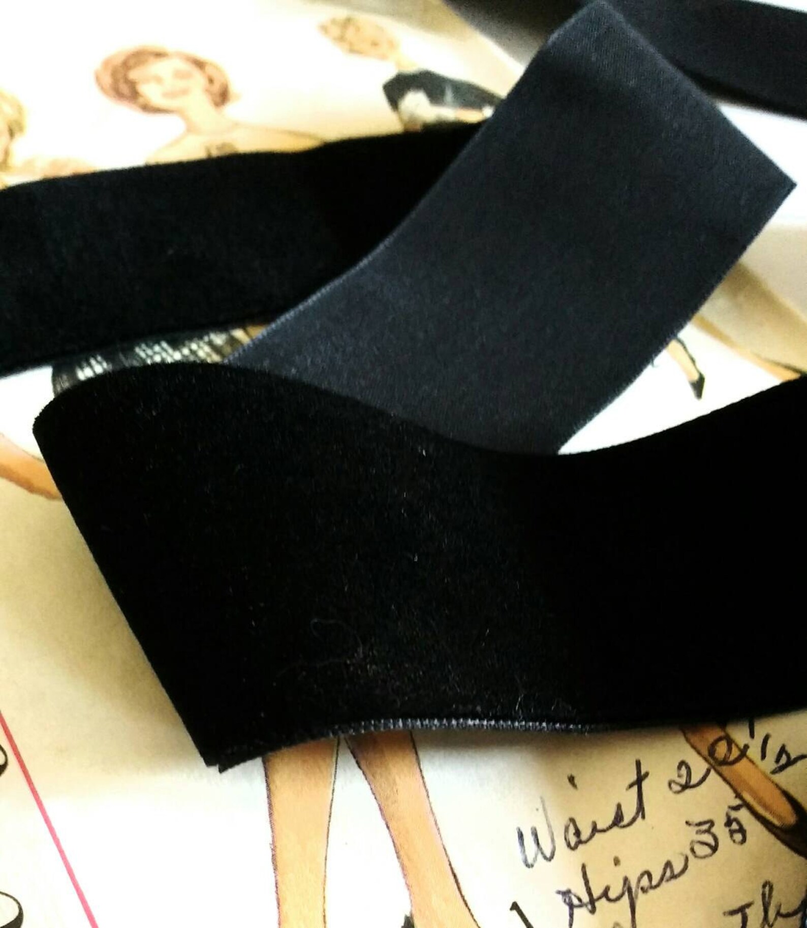 Black Velvet Ribbon for Bows Floral and Millinery 1 - Etsy
