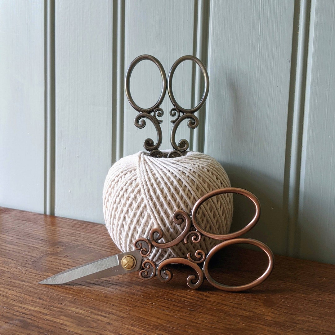 Cross Stitch and Embroidery Scissors, Antique Silver and Copper Small ...