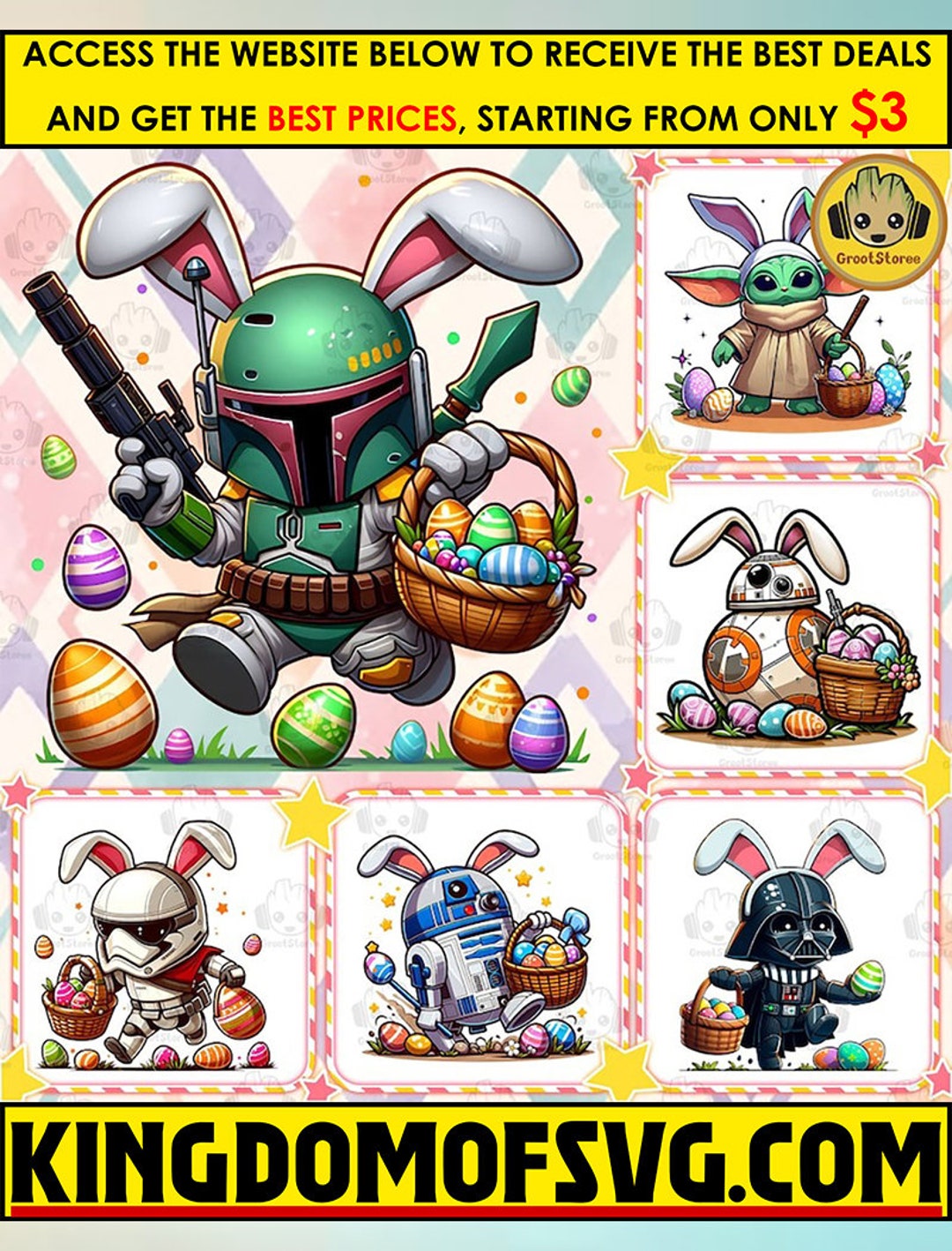 Chibi Superhero Easter Cartoon Png Bundle, Cartoon Easter Png, Happy ...