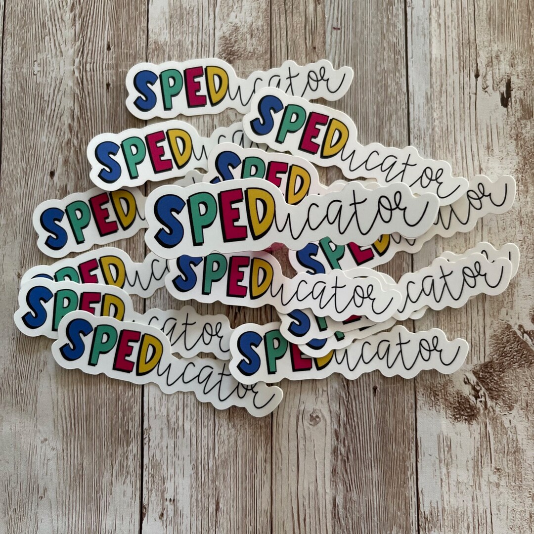 Speducator Sticker | Teacher Sticker | Teacher Appreciation Gift | Back ...