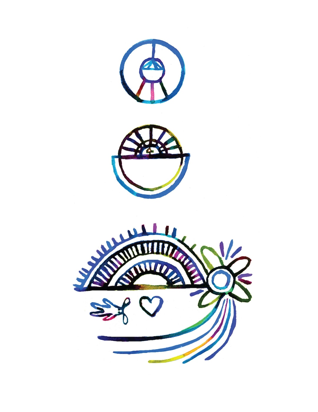 Howl's Moving Castle Spell Symbols Print 8.5" Inches X 11" Inches - Etsy