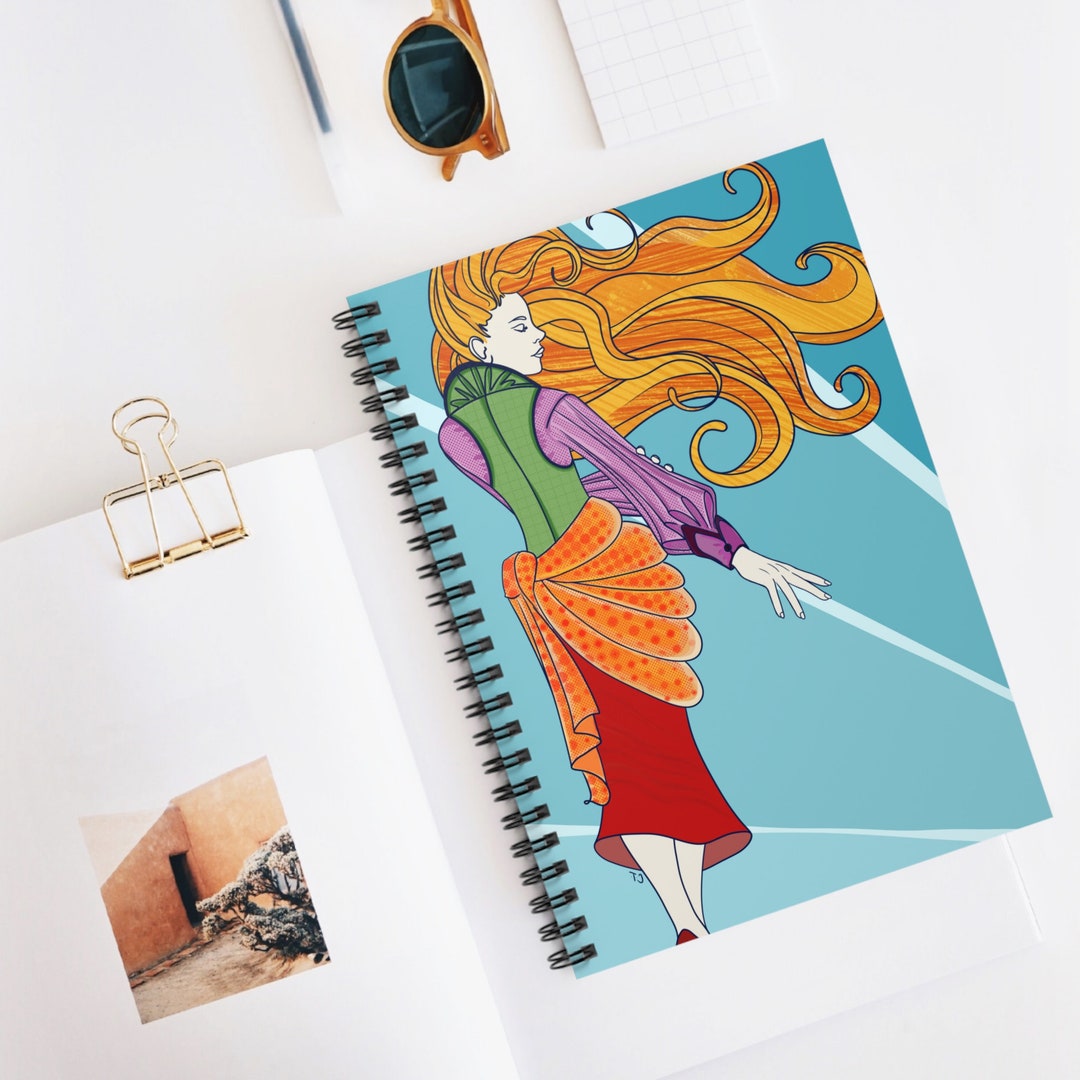 Fashion Themed Journal Notebook Fashion Designer Colorful Artsy ...