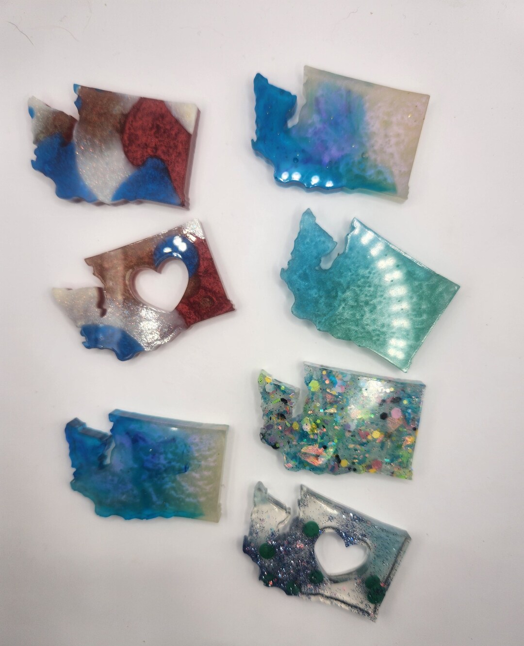 Washington State Keychain - Etsy