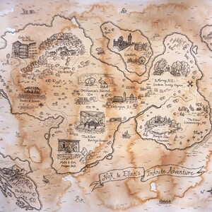 Custom Treasure Map - Etsy