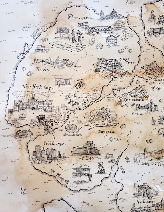 Mapas De Búsqueda Del Tesoro Real
