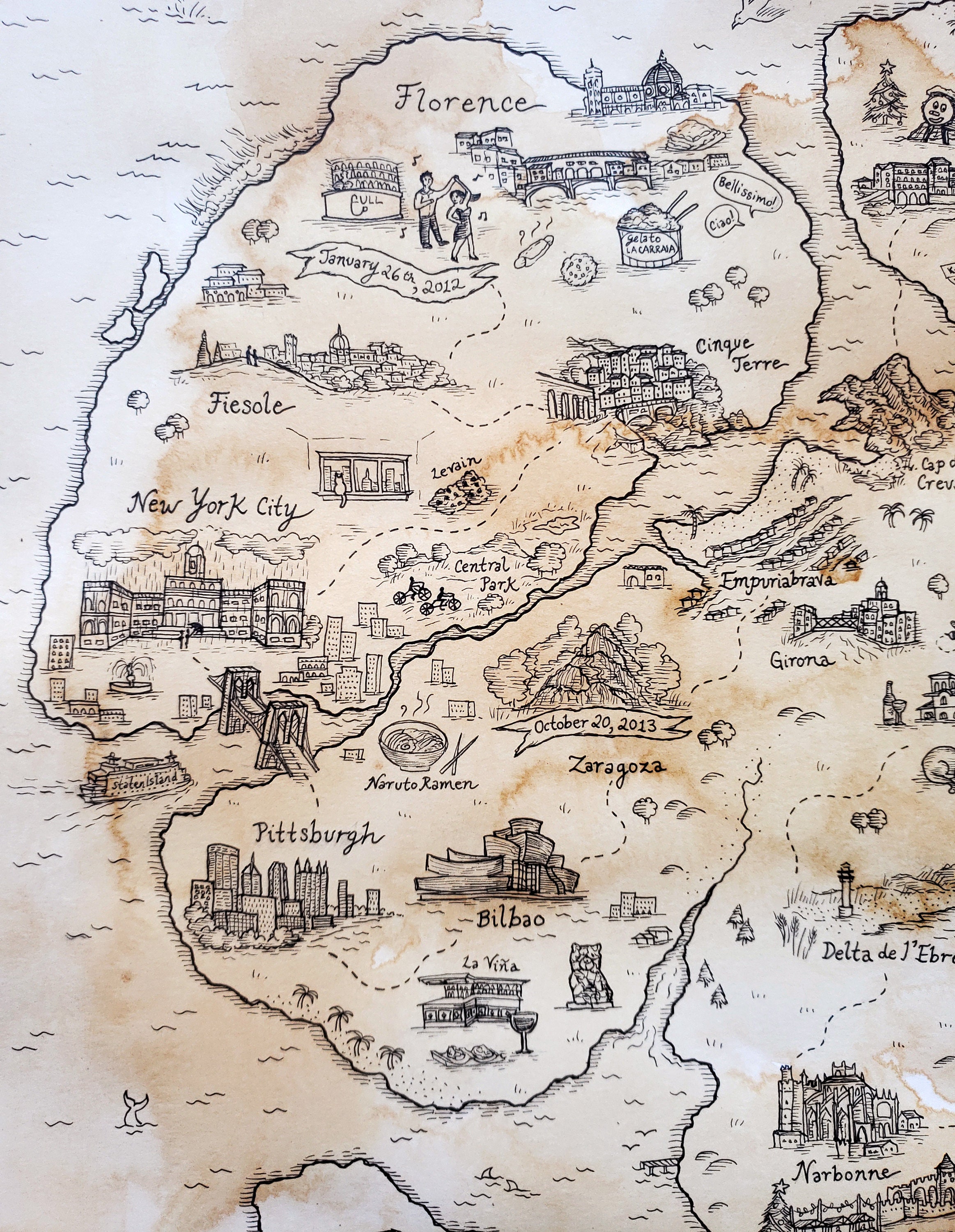 Custom Treasure Map - Etsy