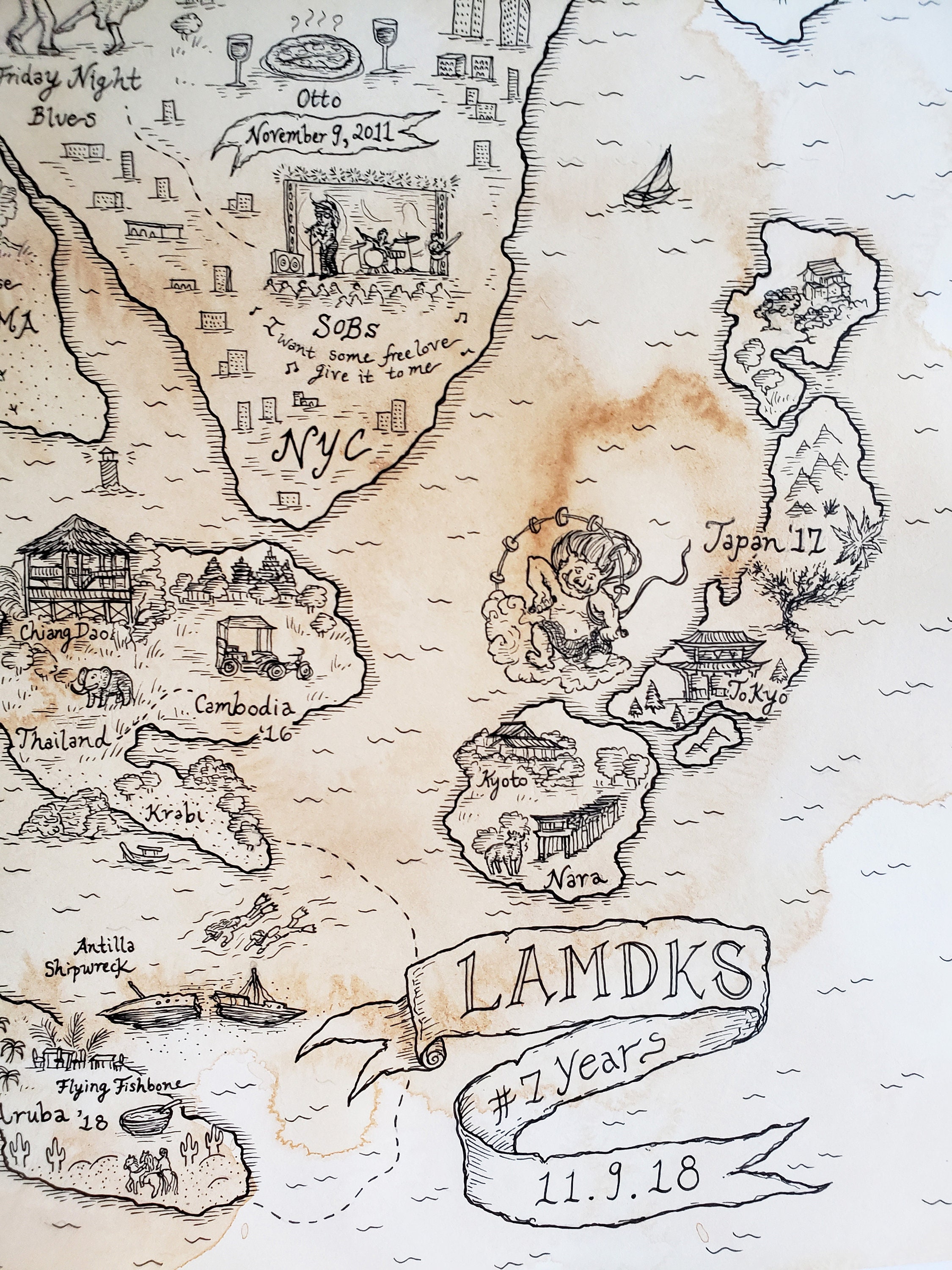 Custom Treasure Map - Etsy