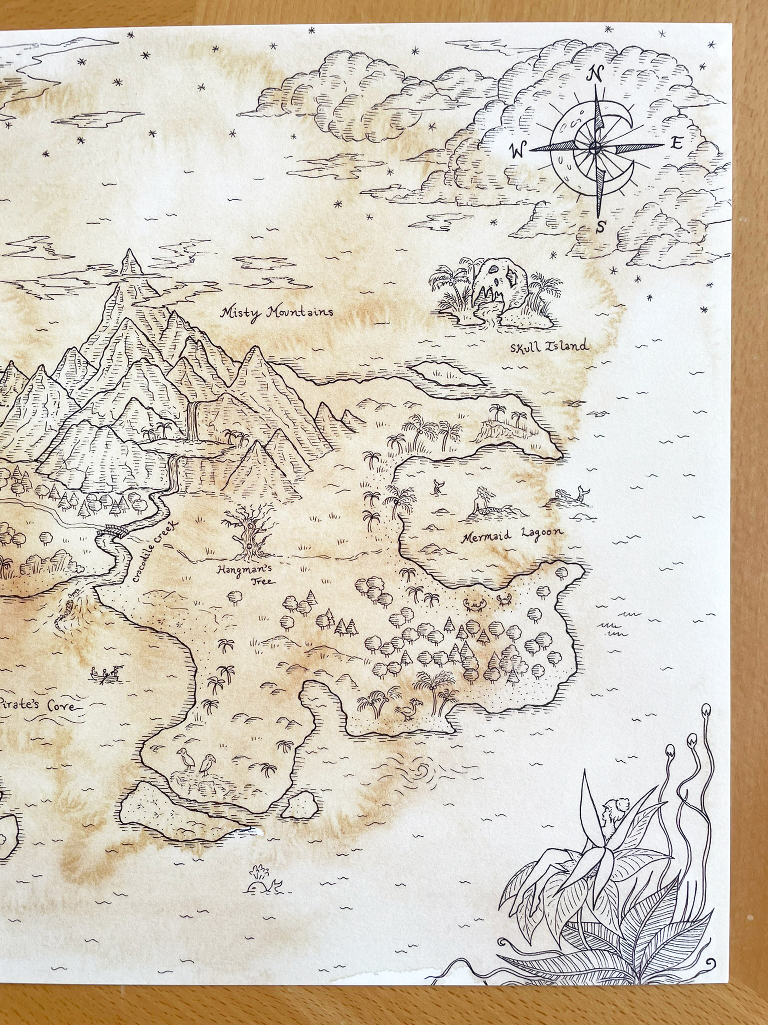 Mapa Da Terra Do Nunca Para Imprimir