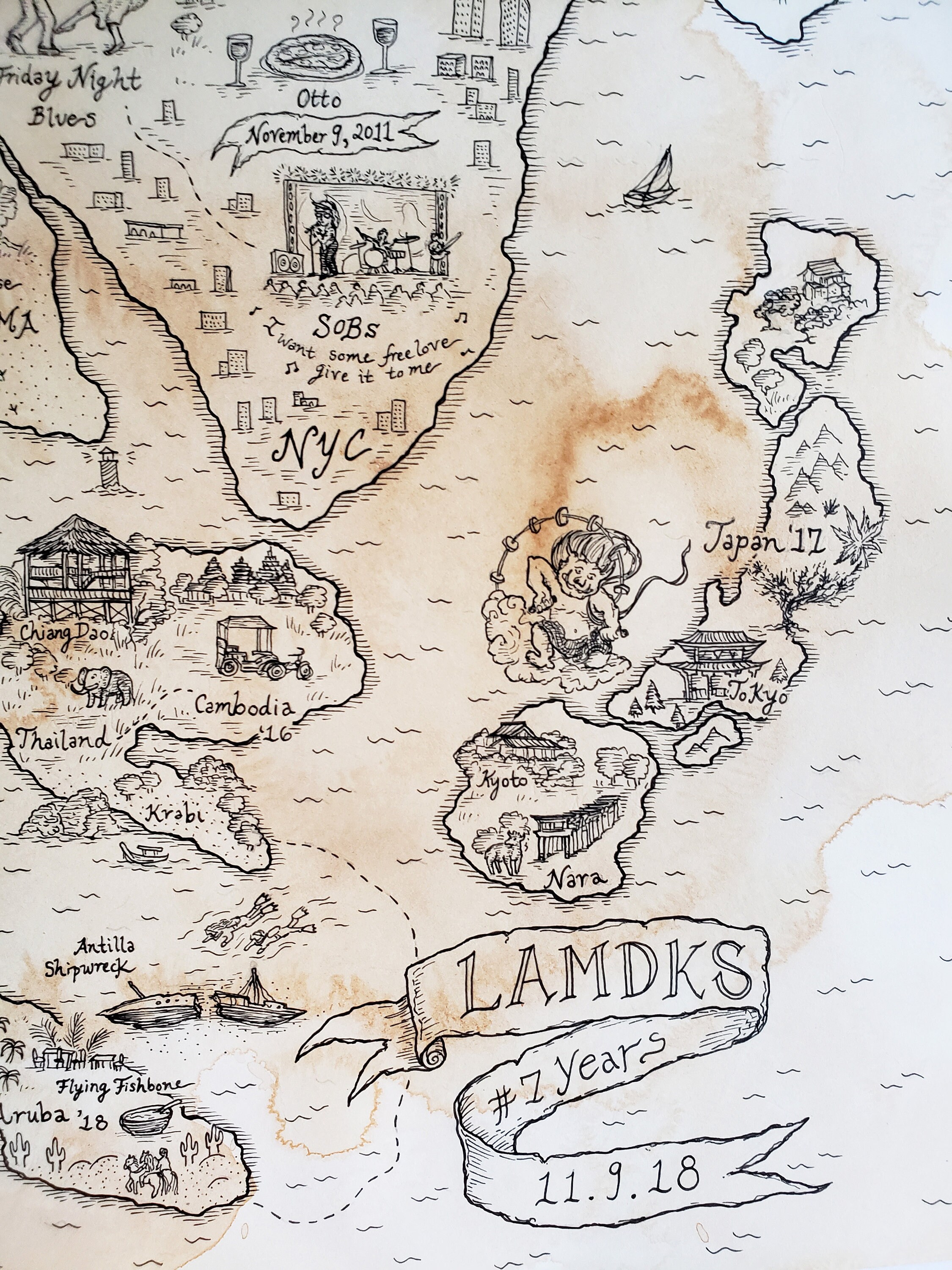 Custom Treasure Map - Etsy