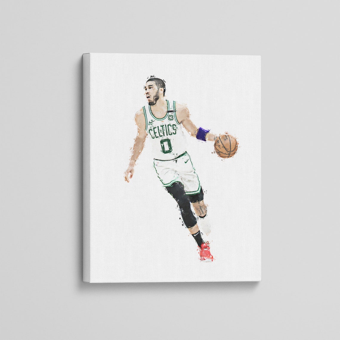 Jayson Tatum Canvas Boston Celtics Art Print Modern | Etsy