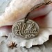 ALOHA Made with Sand Ornament | Etsy