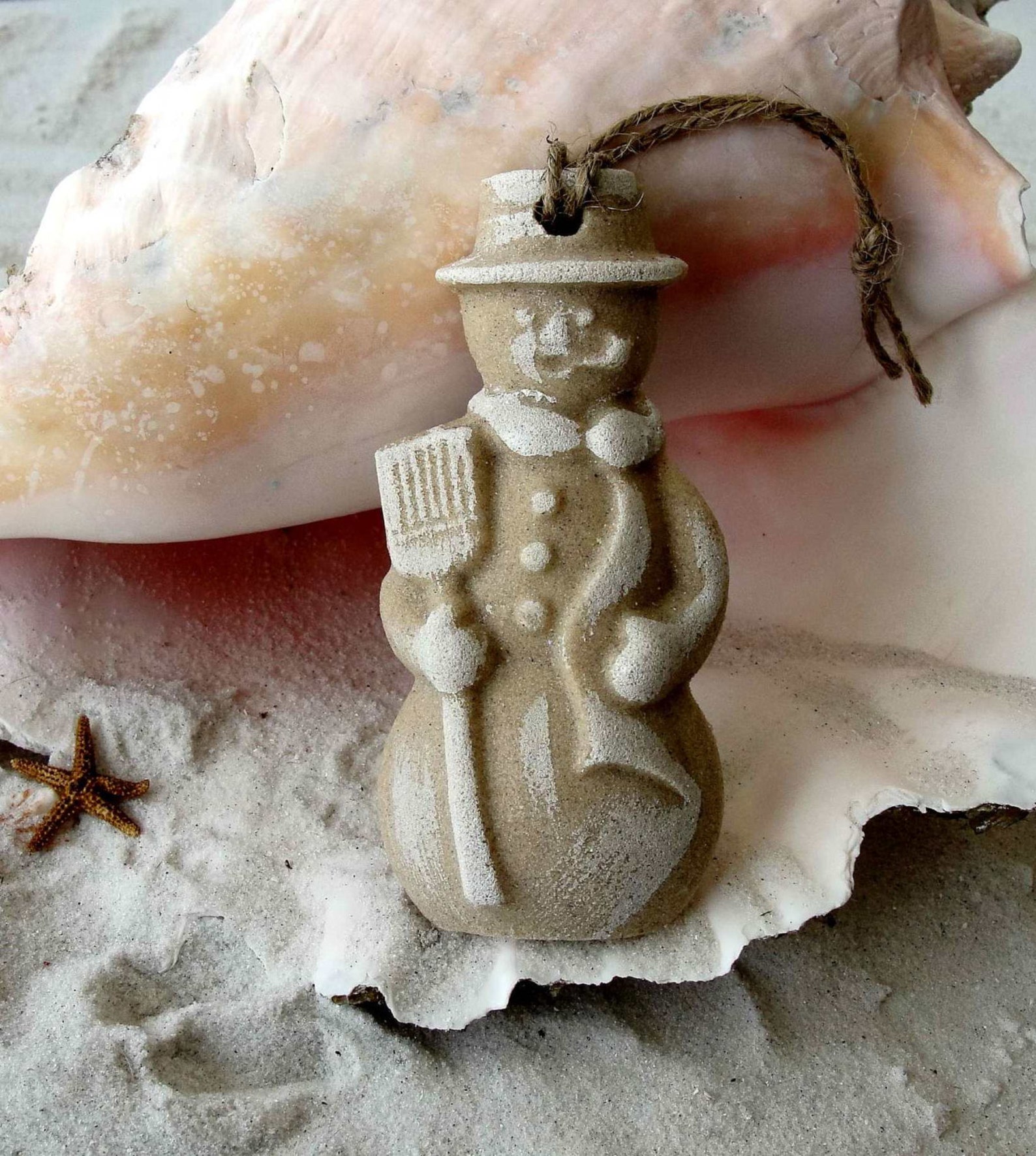 SNOWMAN/SANDMAN Sand Ornament | Etsy