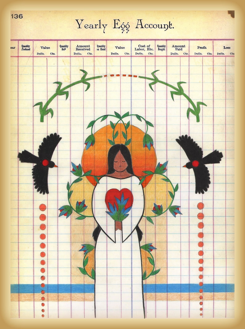 CHOCTAW ART CORN Legend Native American - Etsy