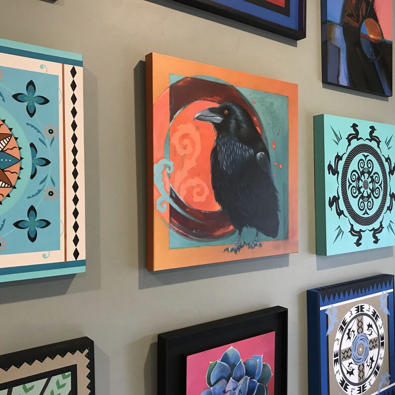RAVENESQUE - Raven, Crow, Native American, Indian, Corvid, Love - Etsy