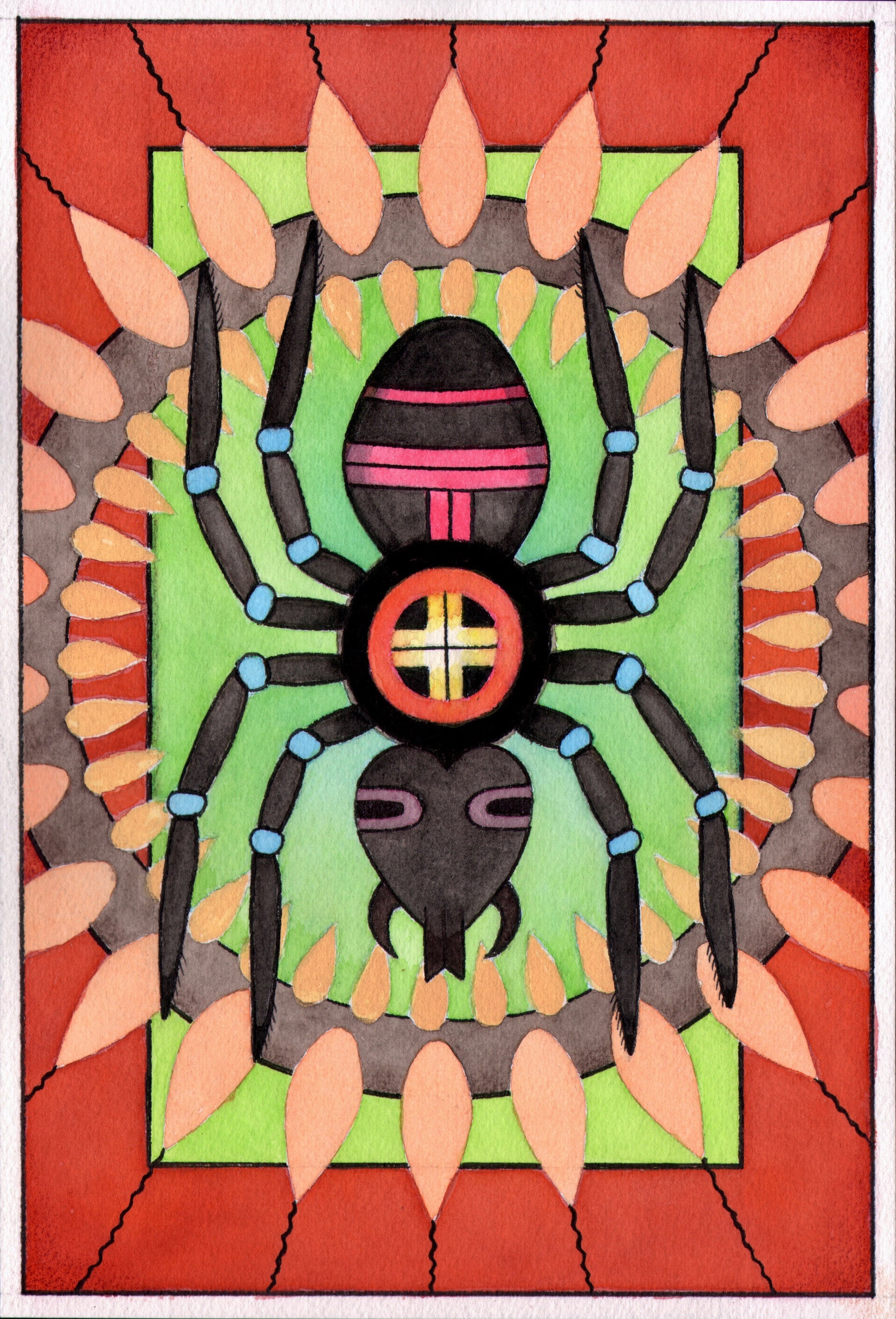 CHOCTAW Art Spider God Choctaw Legend Native American - Etsy