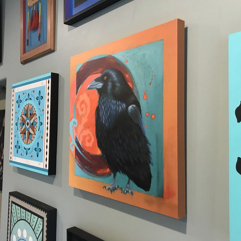 RAVENESQUE - Raven, Crow, Native American, Indian, Corvid, Love - Etsy