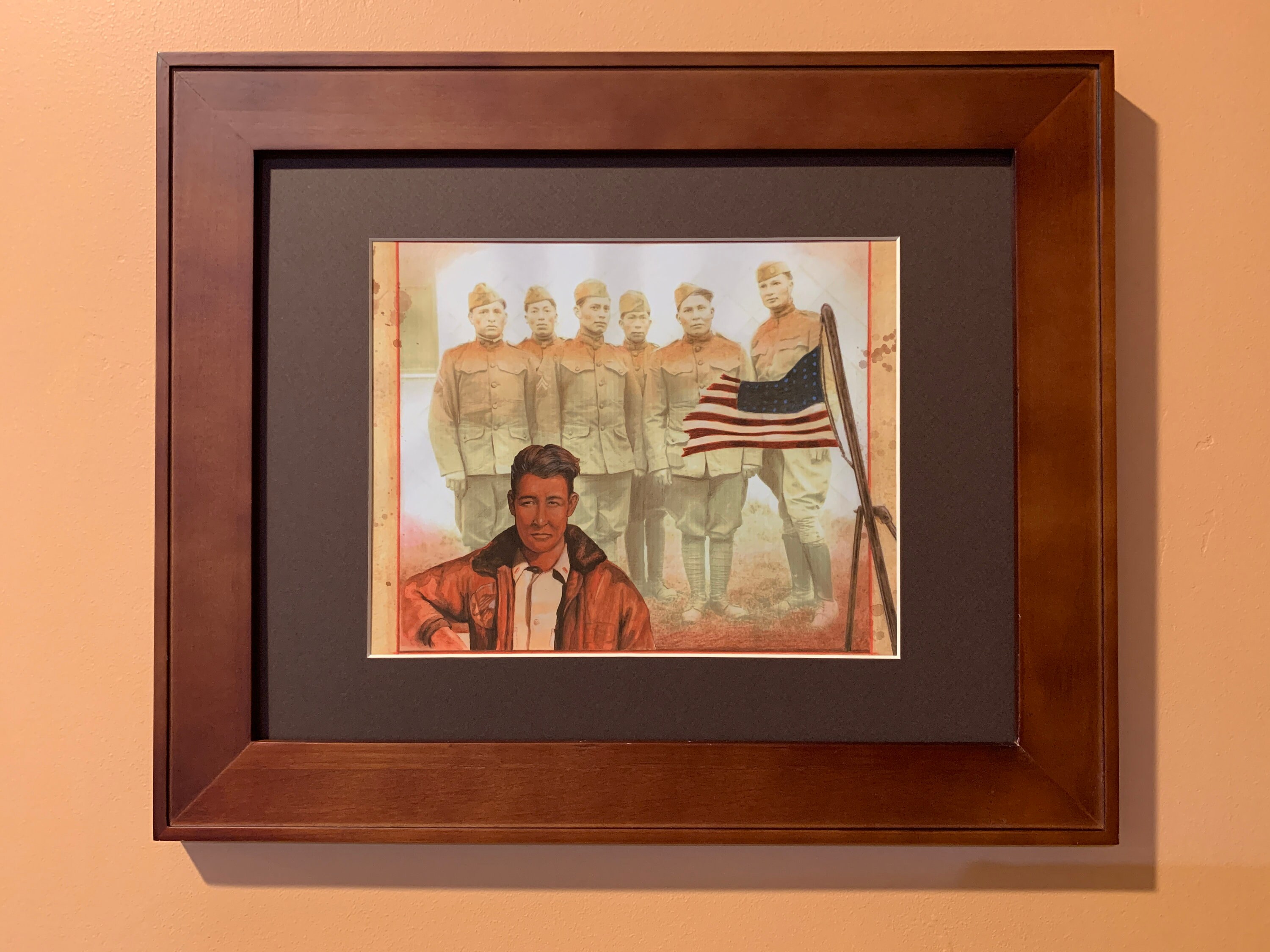 CHOCTAW ART Code Talker Ledger Art Native American - Etsy Australia