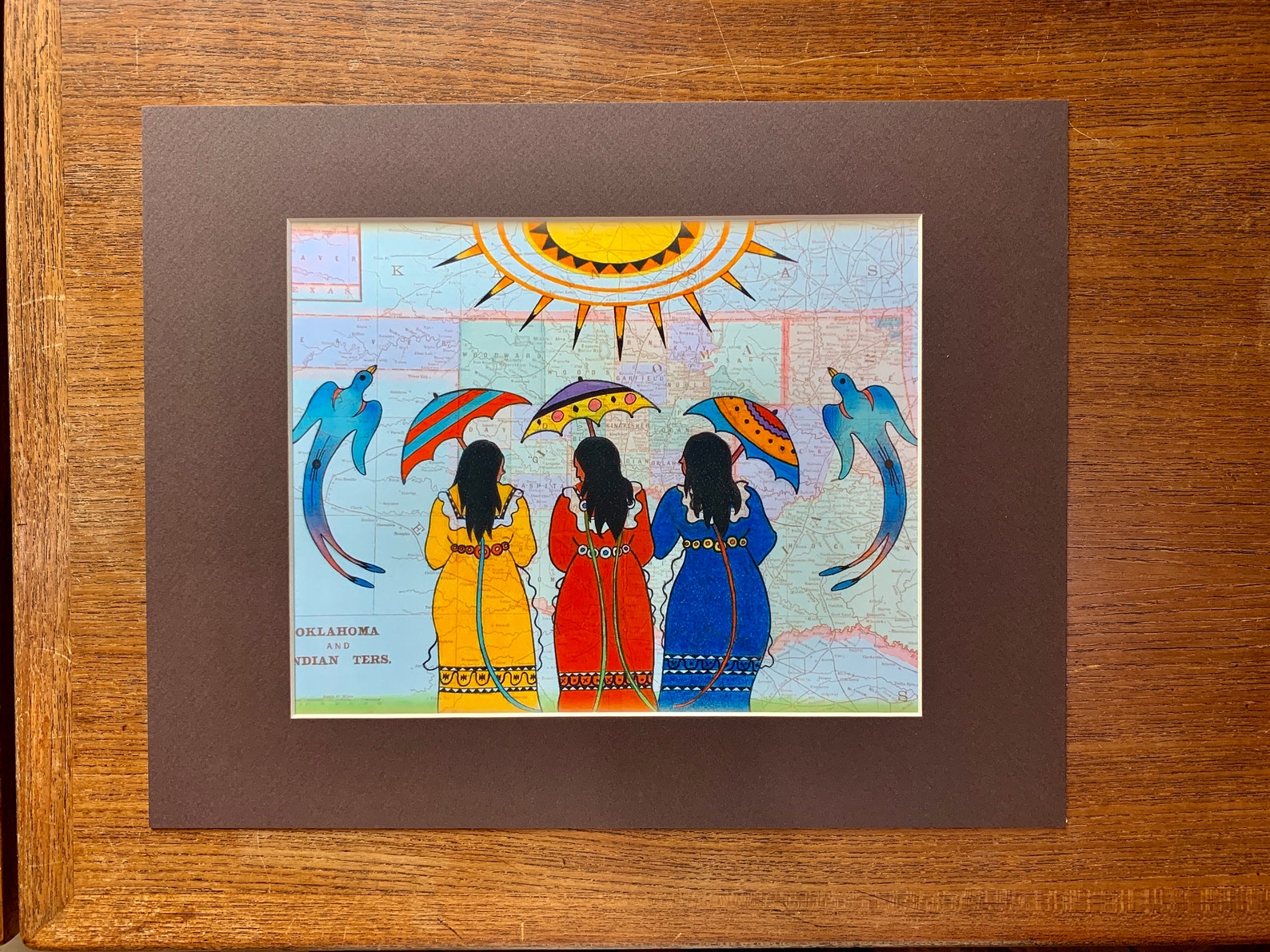 CHOCTAW ART NATION Ledger Art Native American - Etsy