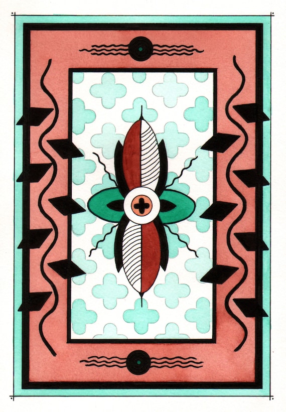 CHOCTAW ART Flowering Vine Choctaw Legend Native American - Etsy