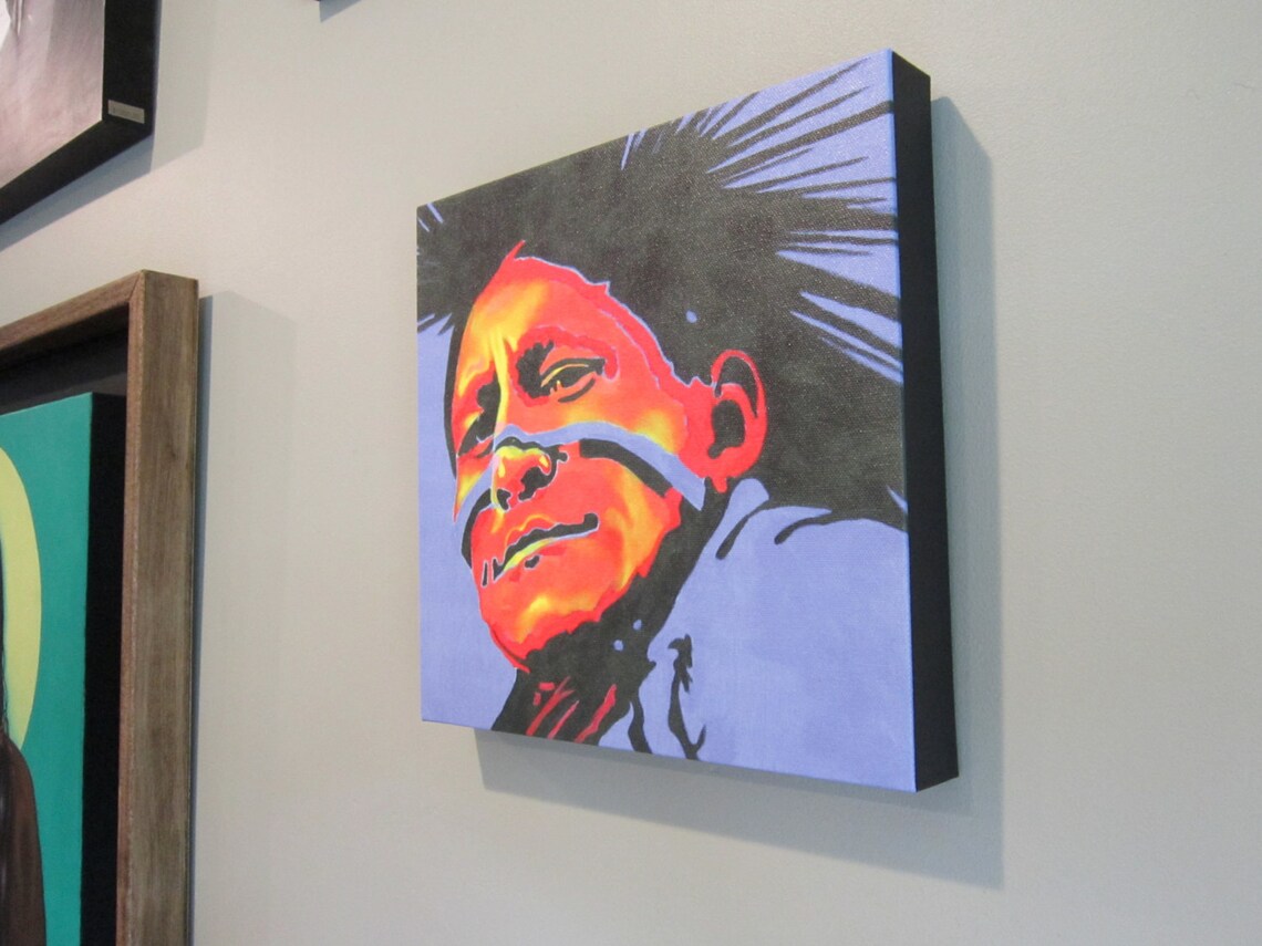 RAINMAKER Native American Portrait on Canvas - Etsy
