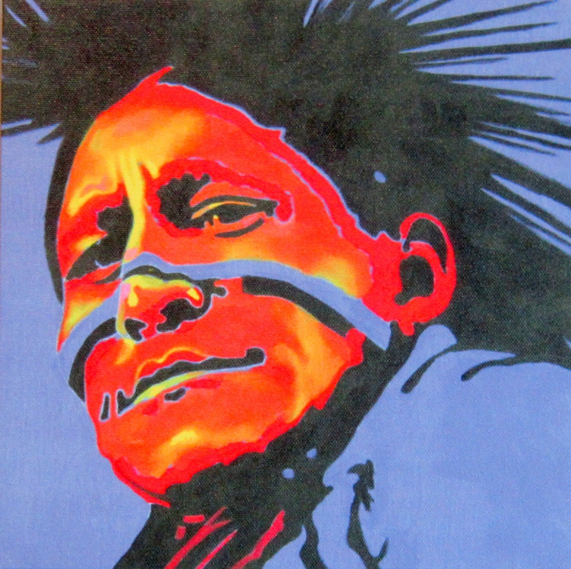 RAINMAKER Native American Portrait on Canvas - Etsy