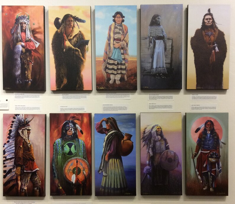 RED MOON RISING - Native American, Indian, Warrior, Spiritual, Arapaho ...