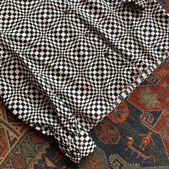1960s John Craig of London ‘Op Art’ Style Chequered S… - Gem
