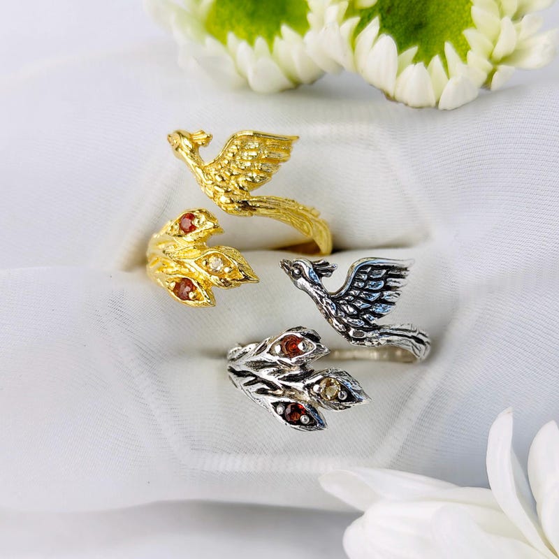 Bird Ring - Etsy