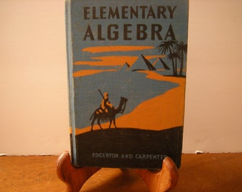 Old Algebra Book - Etsy