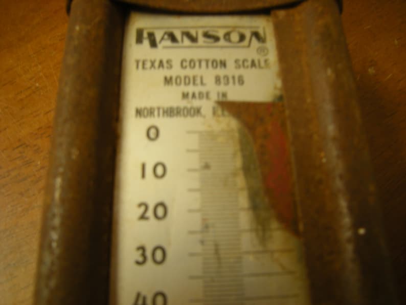 Antique Cotton Scale-hanson Scale-viking-to 160 Pounds-yard - Etsy