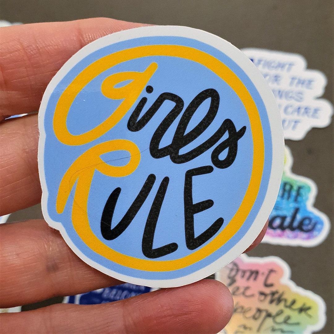 Girls Rule Sticker Set, 10 Stickers for Strong Women and Powerful Girls ...