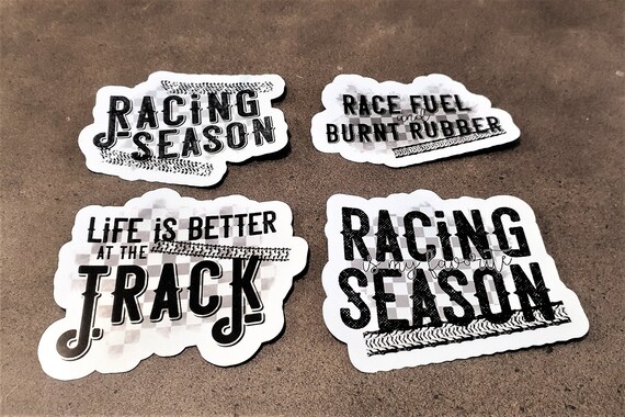 Dirt Track Racing Stickers