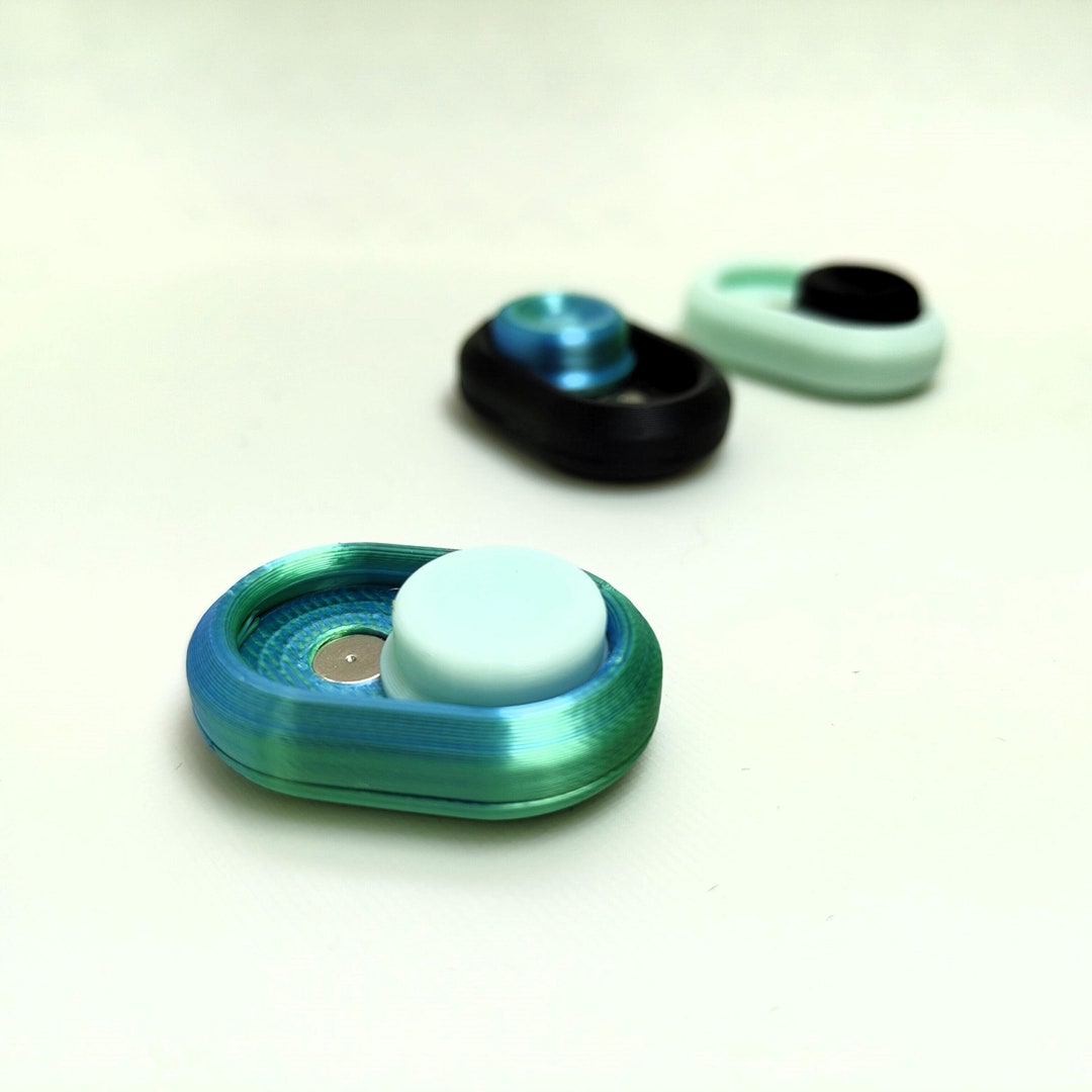 3 Mini Fidgets Pack, Adult Fidget Toys, Magnetic Haptic Slider, 3D ...