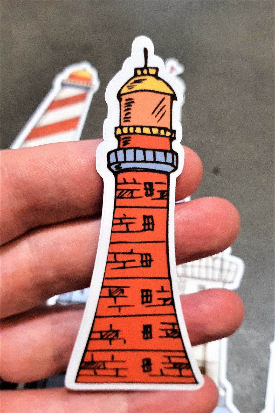 Lighthouse Sticker Pack, 8 Stickers of Light Houses - Etsy