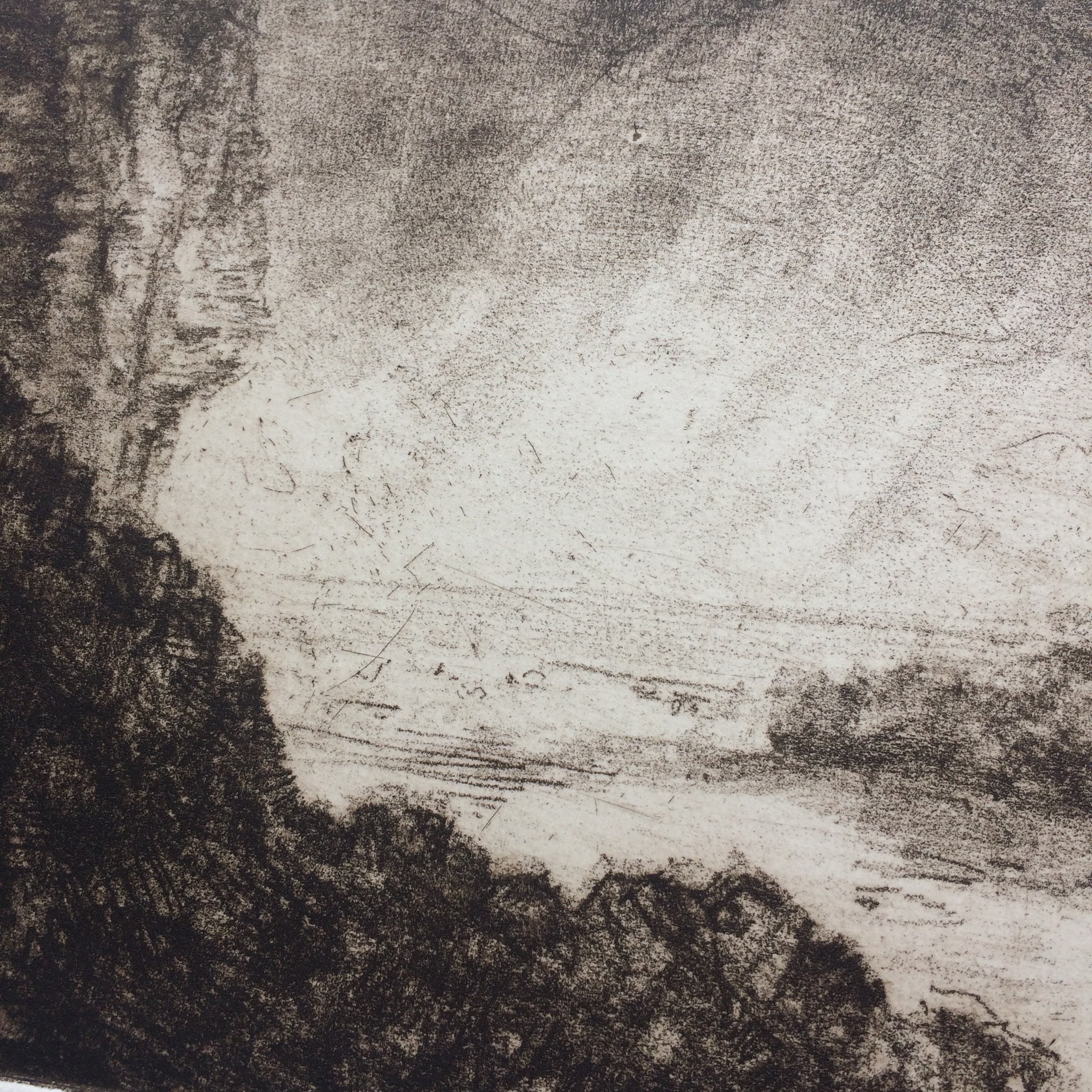 Original, Collectible Seascape Etching, 'cornish Coast' by Susan ...
