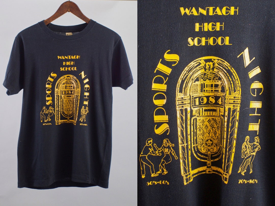 80s Wantagh New York High School Sports Night T Shirt Medium - Etsy