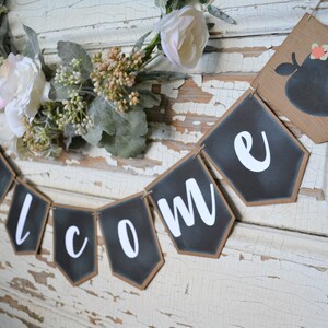 Teacher Classroom Banner, Classroom Welcome Banner, Chalkboard Shabby ...