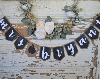 Teacher Classroom Banner, Classroom Welcome Banner, Chalkboard Shabby ...