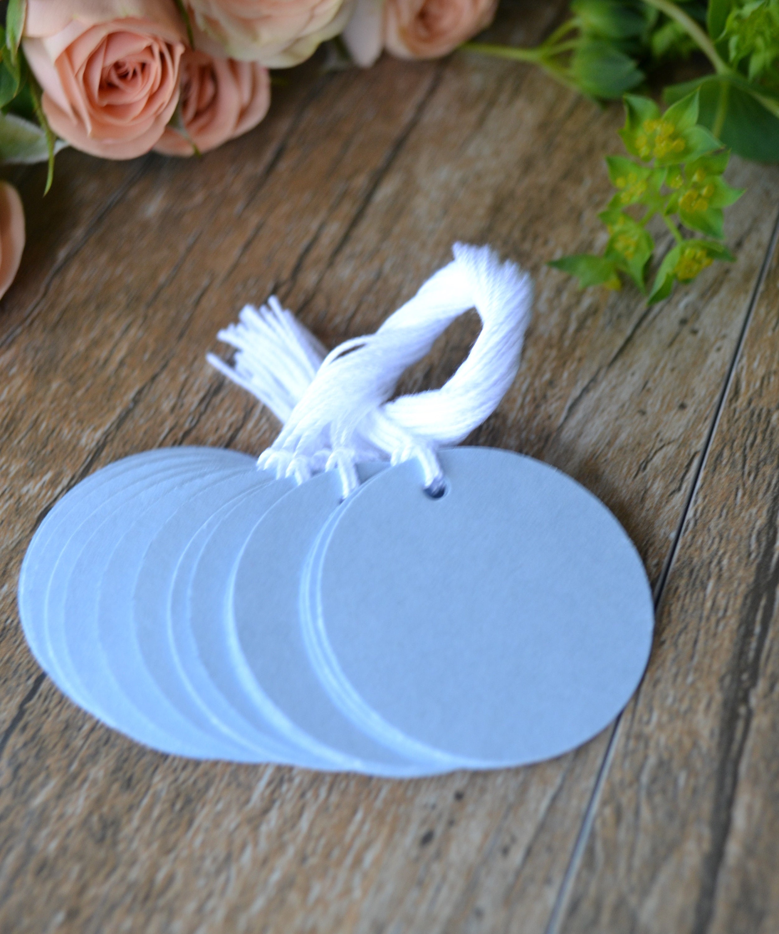 Baby Blue Circle Tags With String Boy Baby Shower Hang Tags - Etsy UK