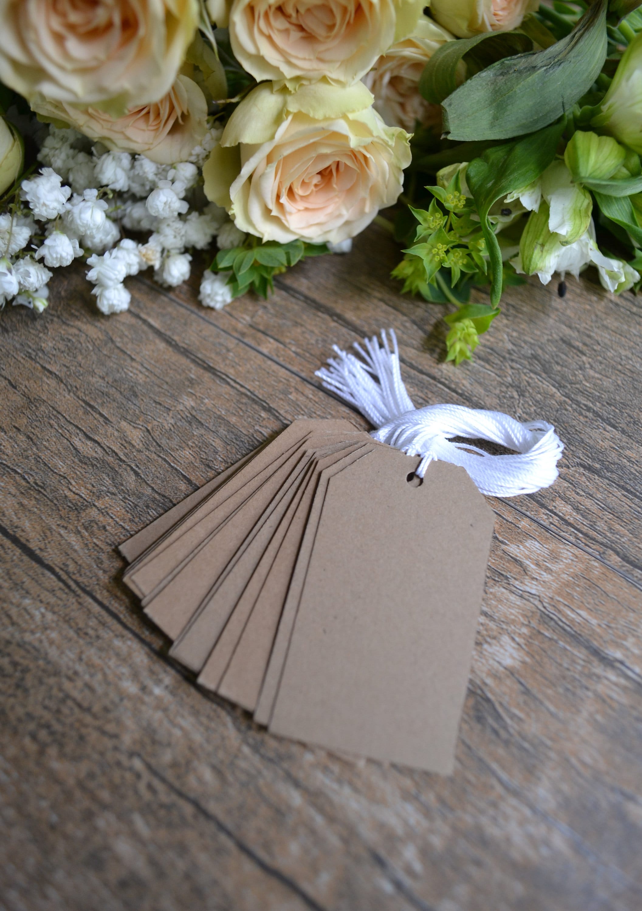 Kraft parcel tags with string kraft price tags kraft parcel | Etsy