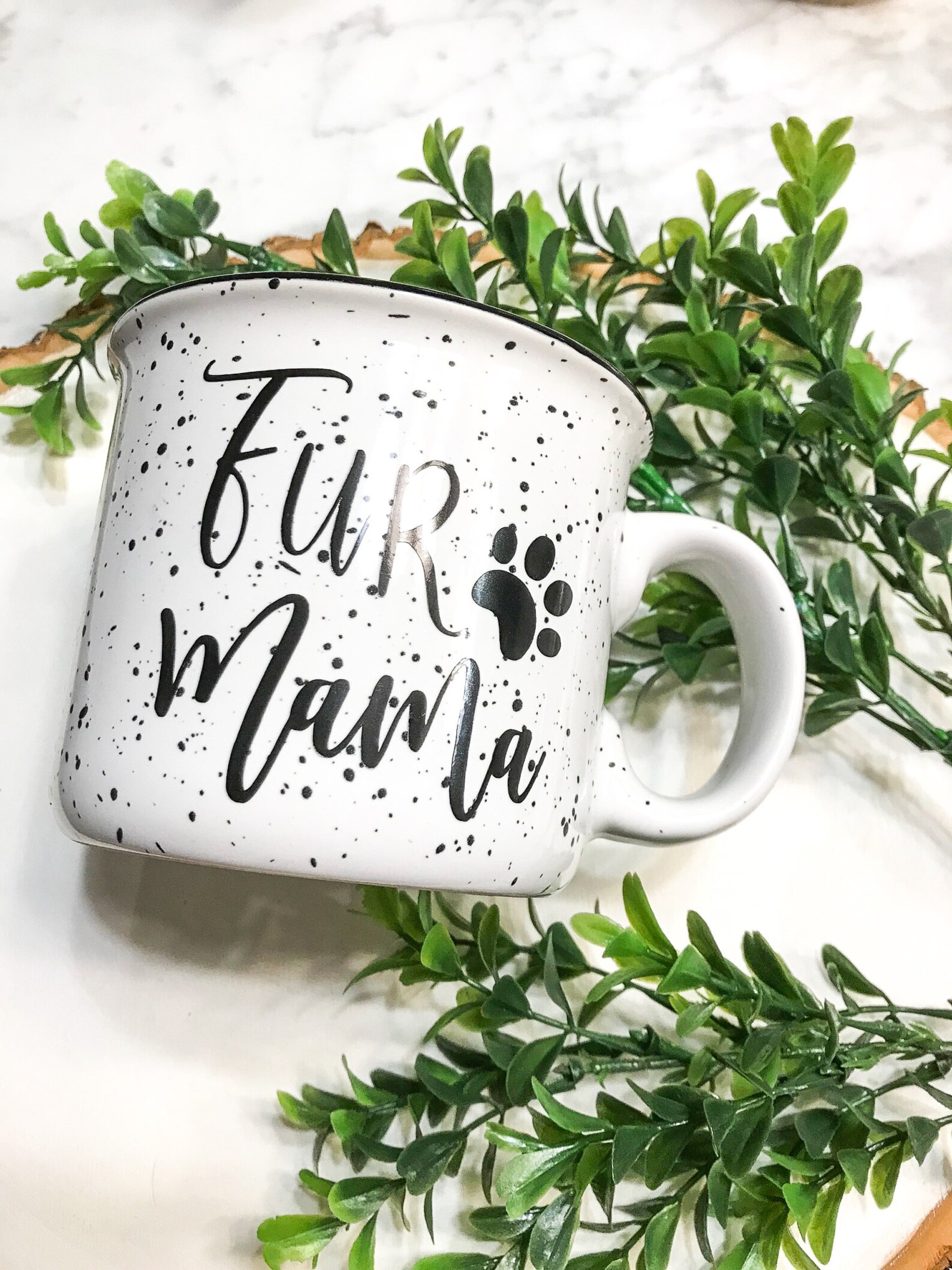 Fur Mama Mug Mom Gift Cat Mom Dog Mom Mug Campfire Mug Coffee Mug Cute ...