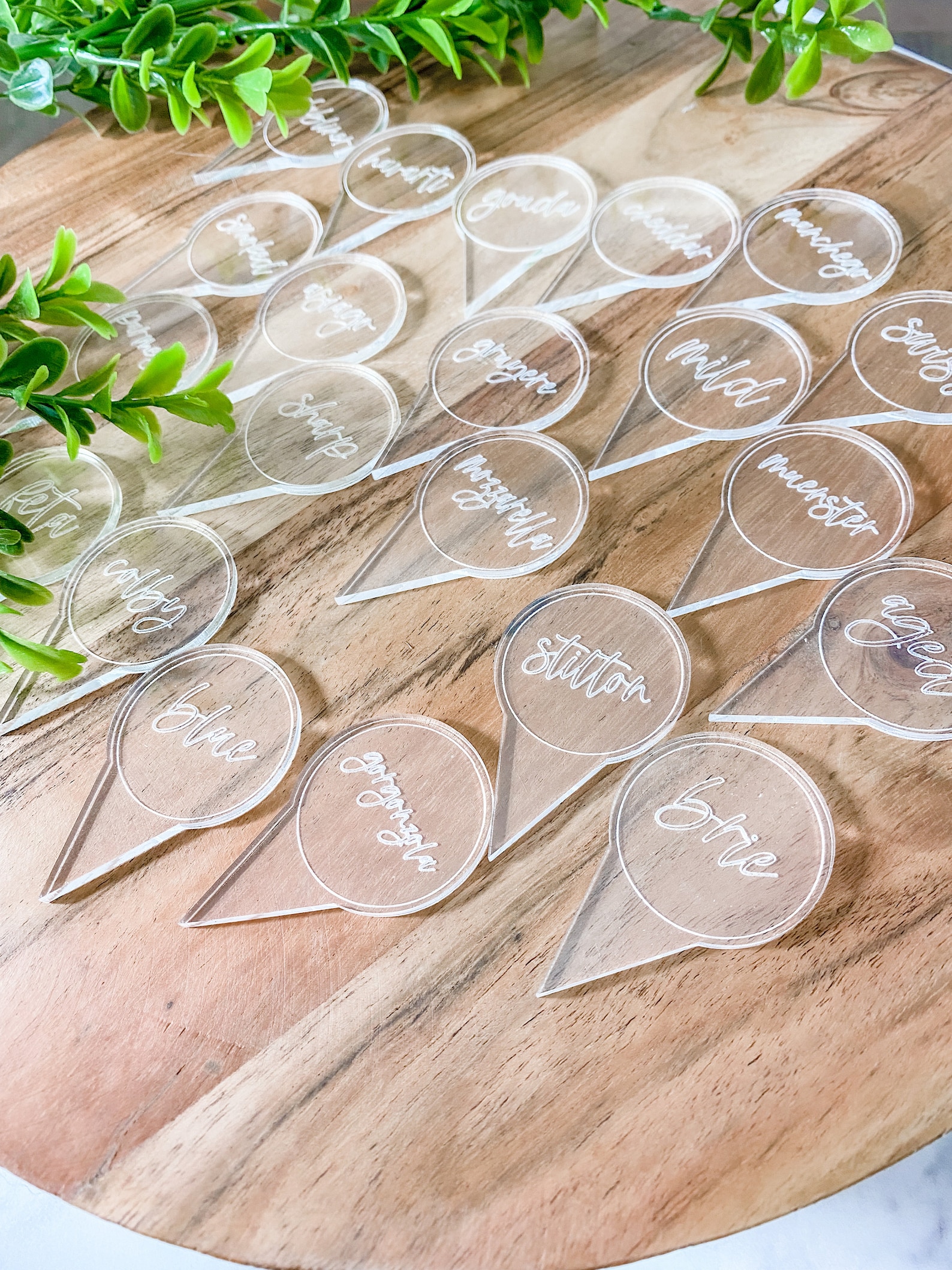 Charcuterie Cheese Tags Cheese Labels Cheese Marker Set Cheese | Etsy