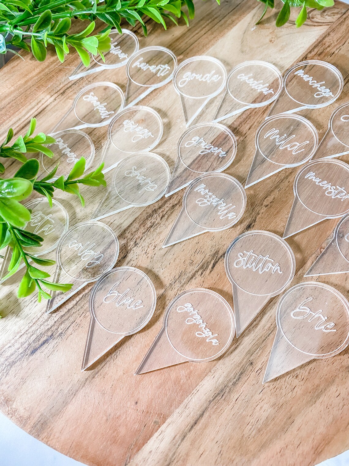 Charcuterie Cheese Tags Cheese Labels Cheese Marker Set Cheese | Etsy