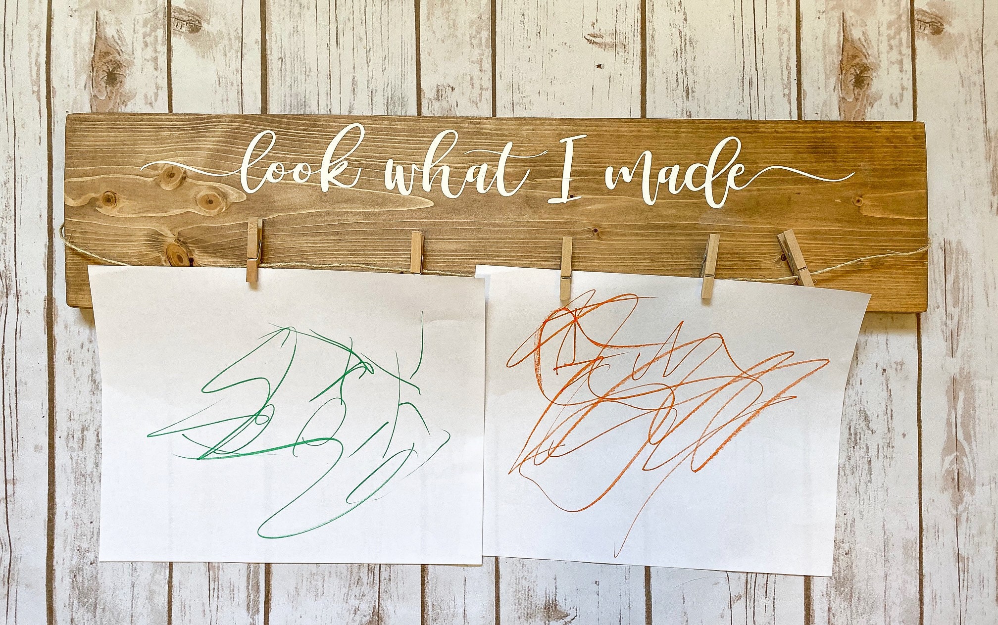 Look What I Made Sign Artwork Display Kids Art Display | Etsy