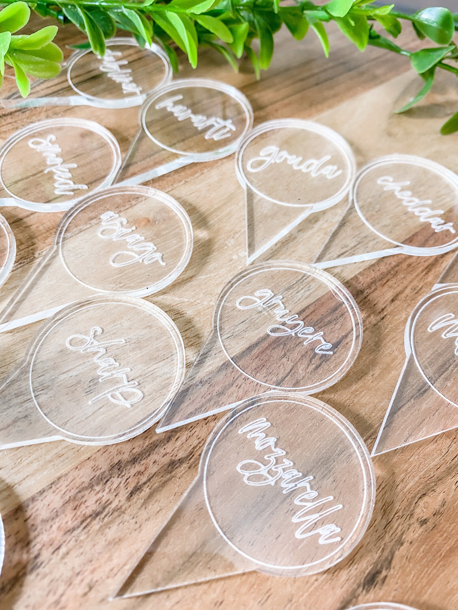 Charcuterie Cheese Tags Cheese Labels Cheese Marker Set Cheese | Etsy