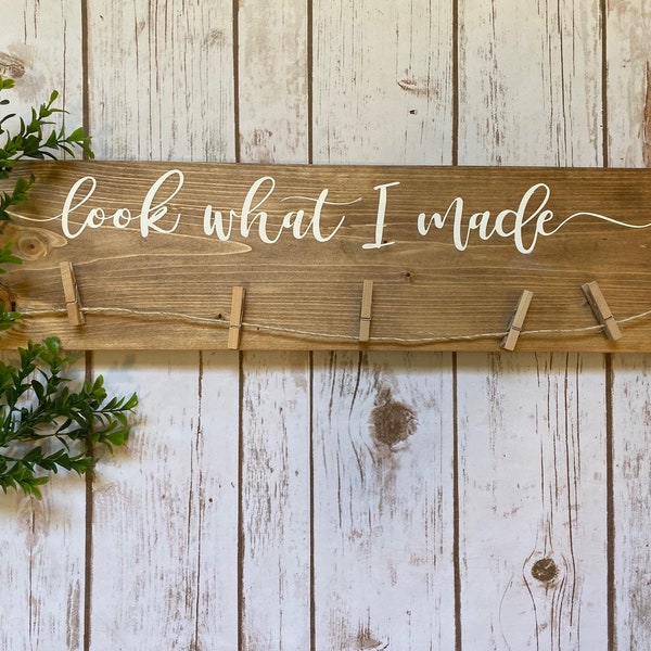 Look What I Made Sign - Etsy