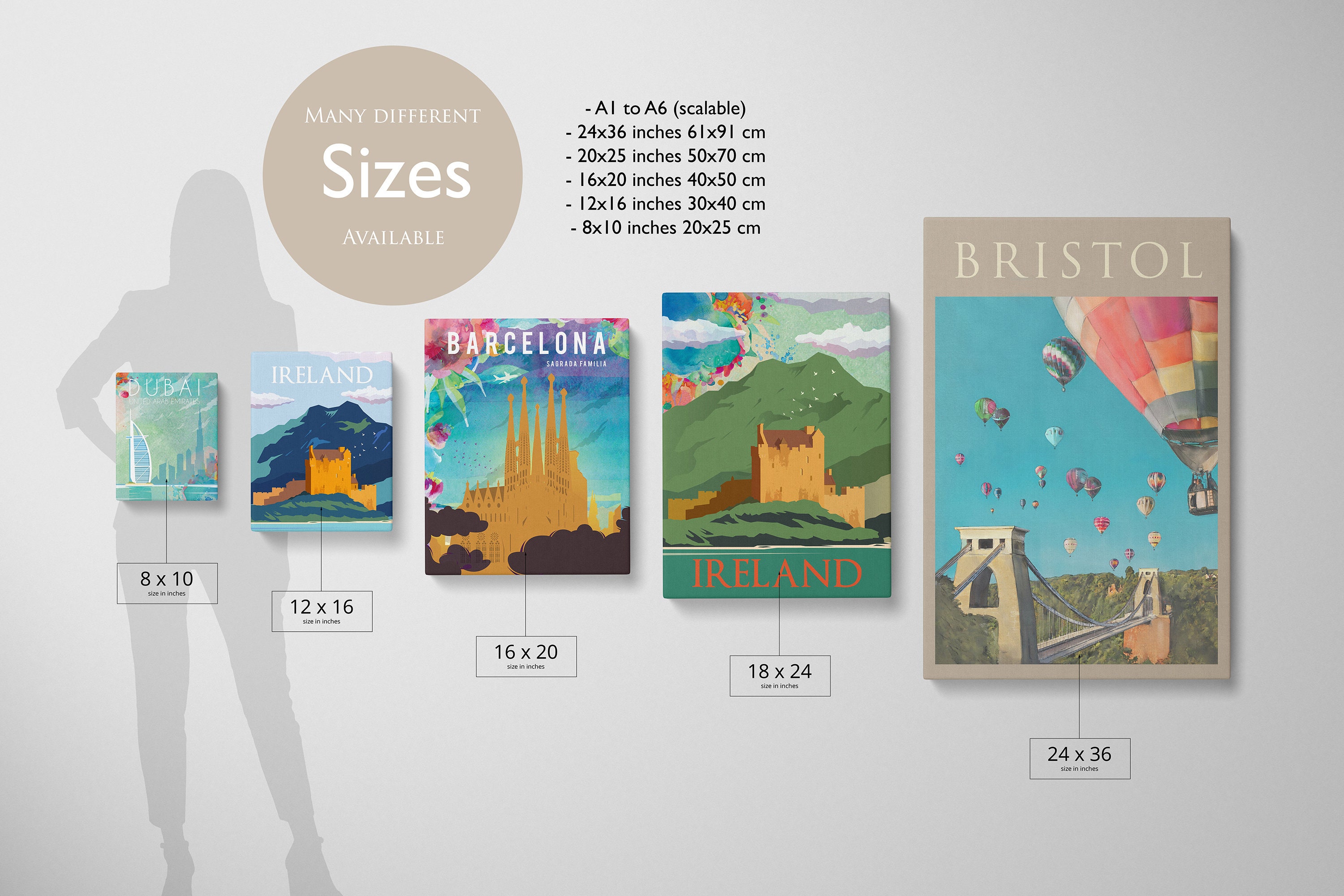 Digital Download Wall Art Travel Posters - Etsy